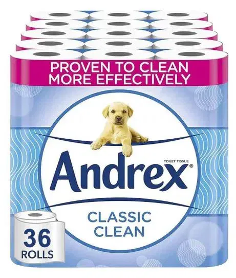 ANDREX CLASSIC TOILET ROLL 2PLY | Mustang Hygiene